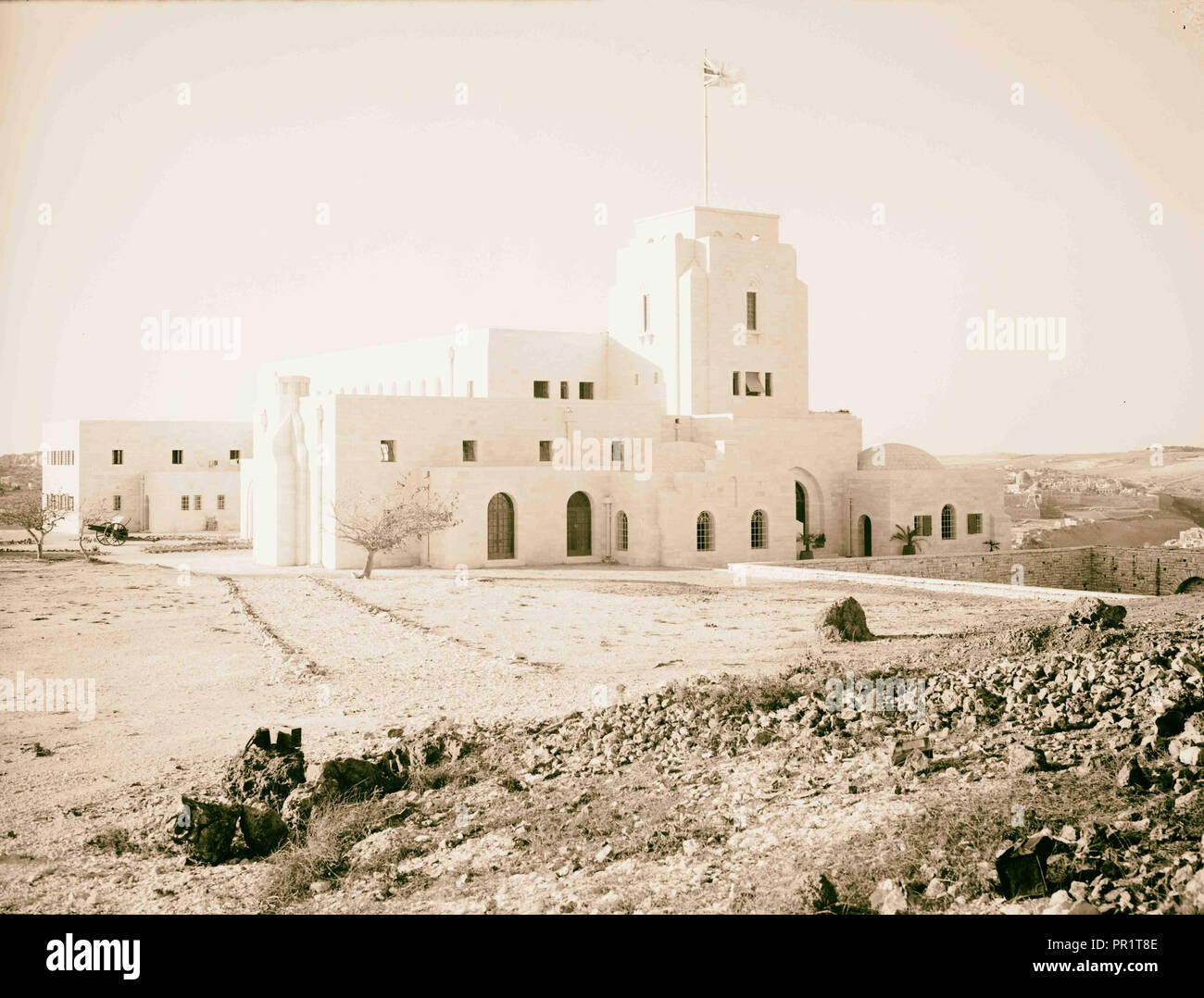 High Commissioner's residence in Jerusalem 1920, Israel Stock Photo - Alamy