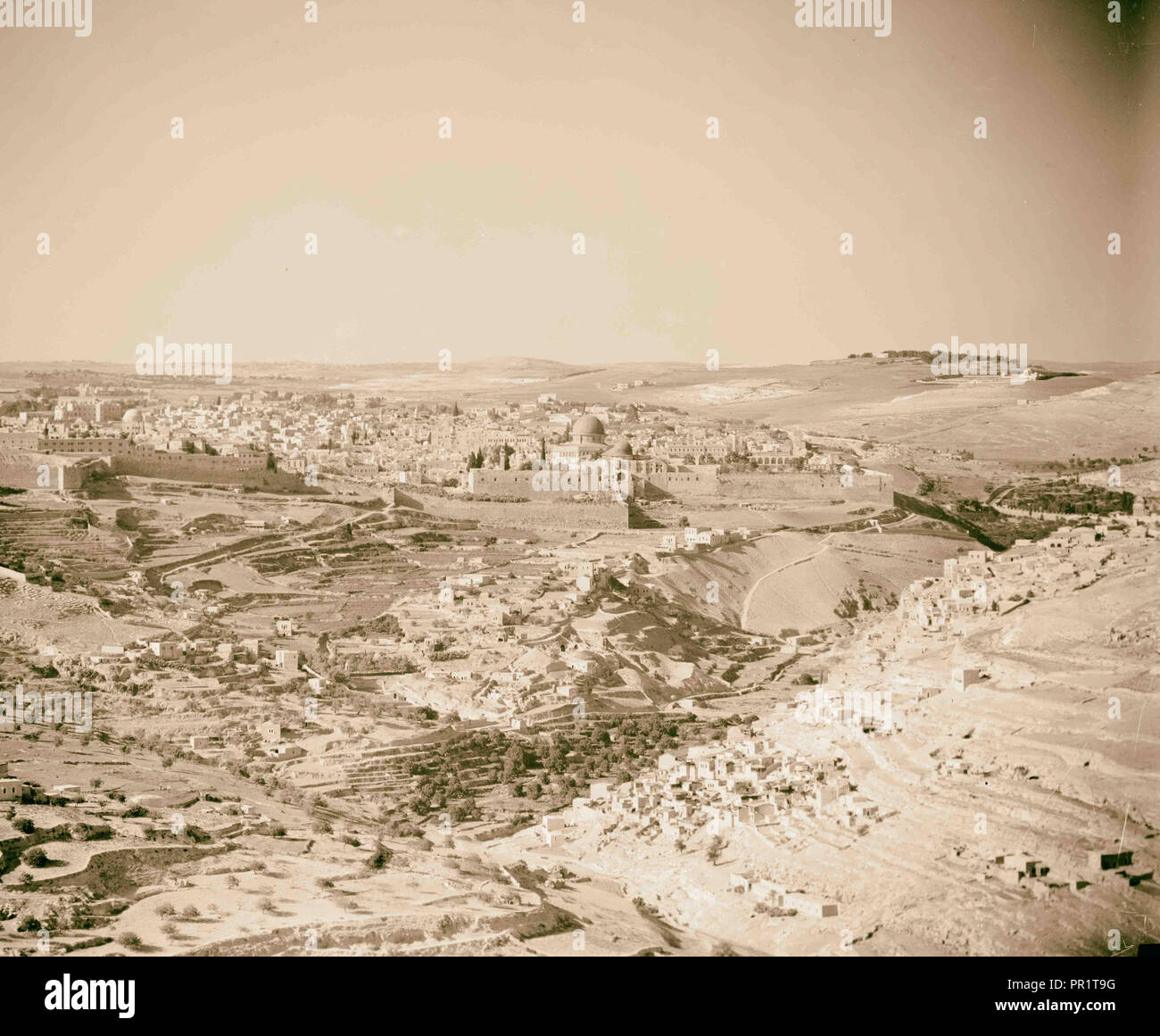 High Commissioner's residence in Jerusalem 1920, Israel Stock Photo - Alamy