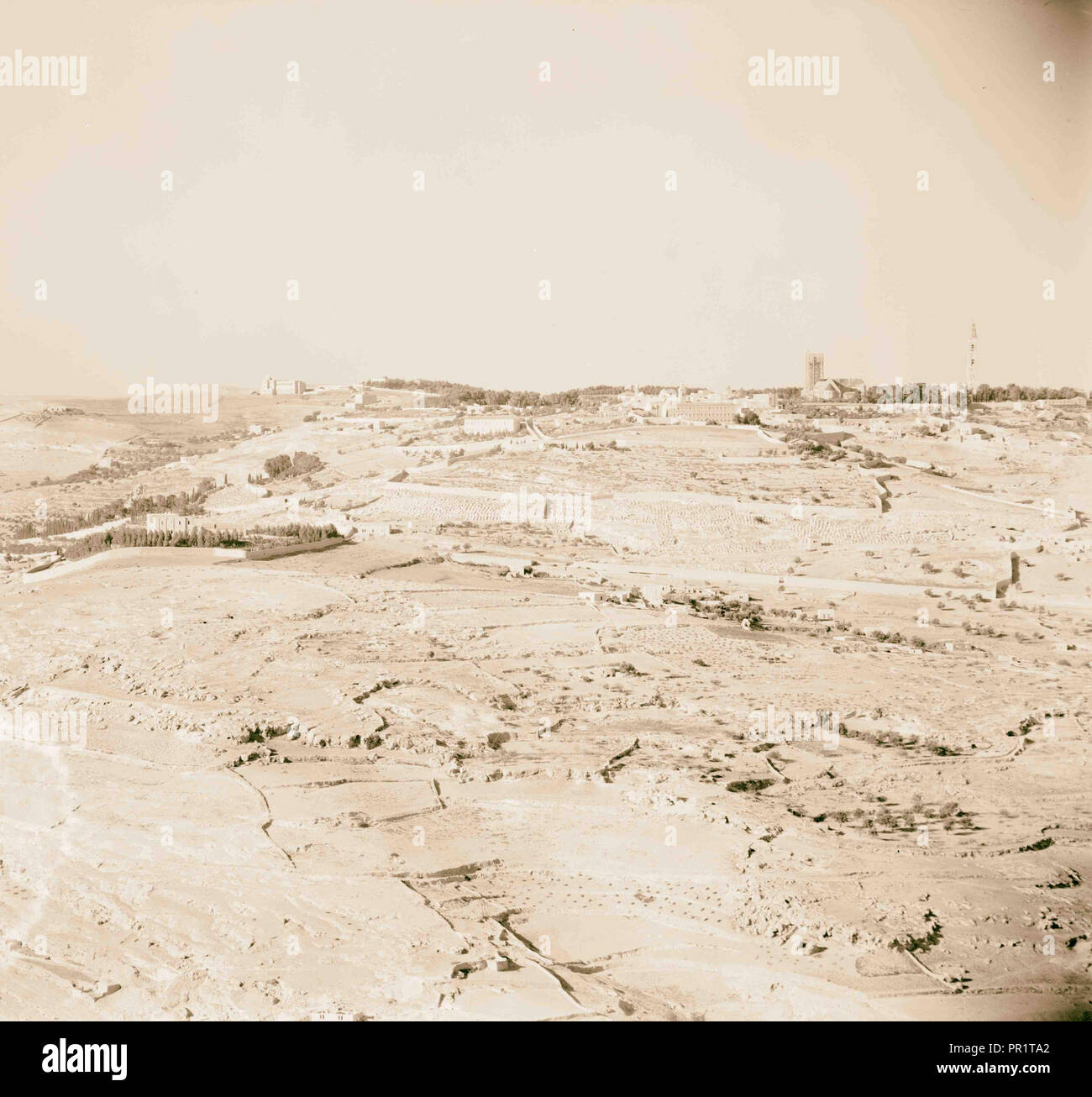 High Commissioner's residence in Jerusalem 1920, Israel Stock Photo - Alamy