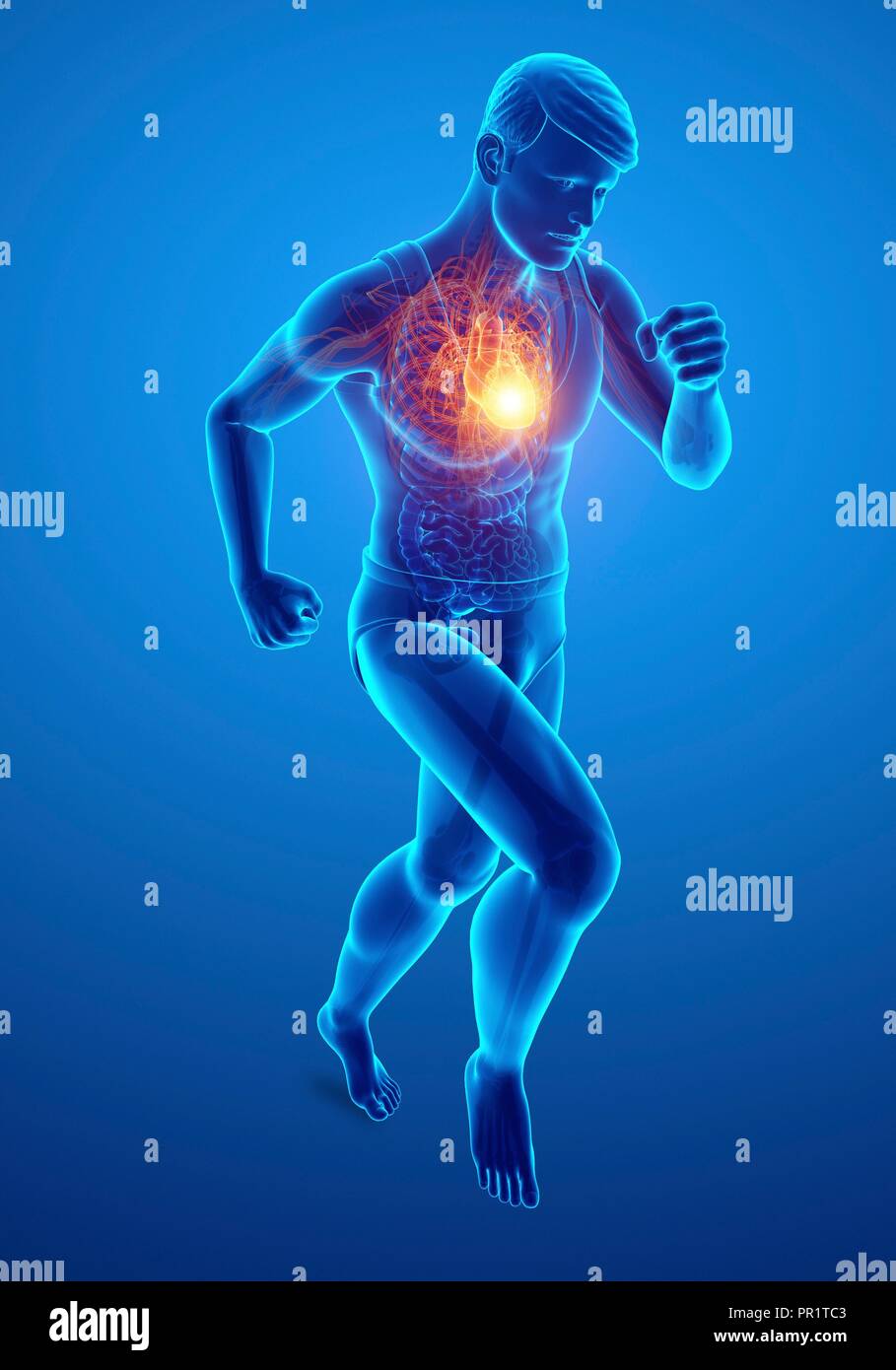 Man chest pain running hi-res stock photography and images - Alamy