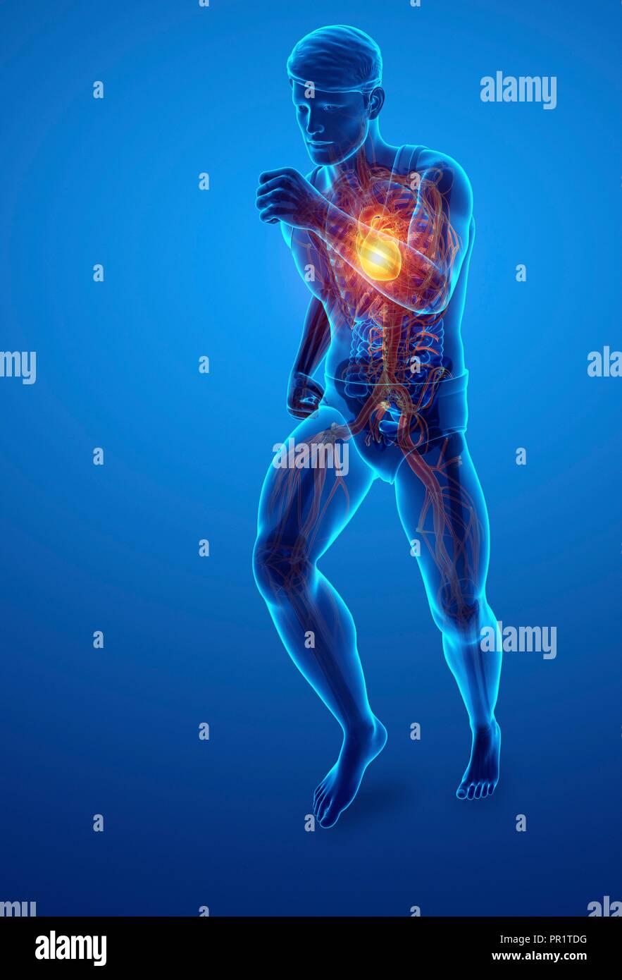 Chest pain running hi-res stock photography and images - Alamy