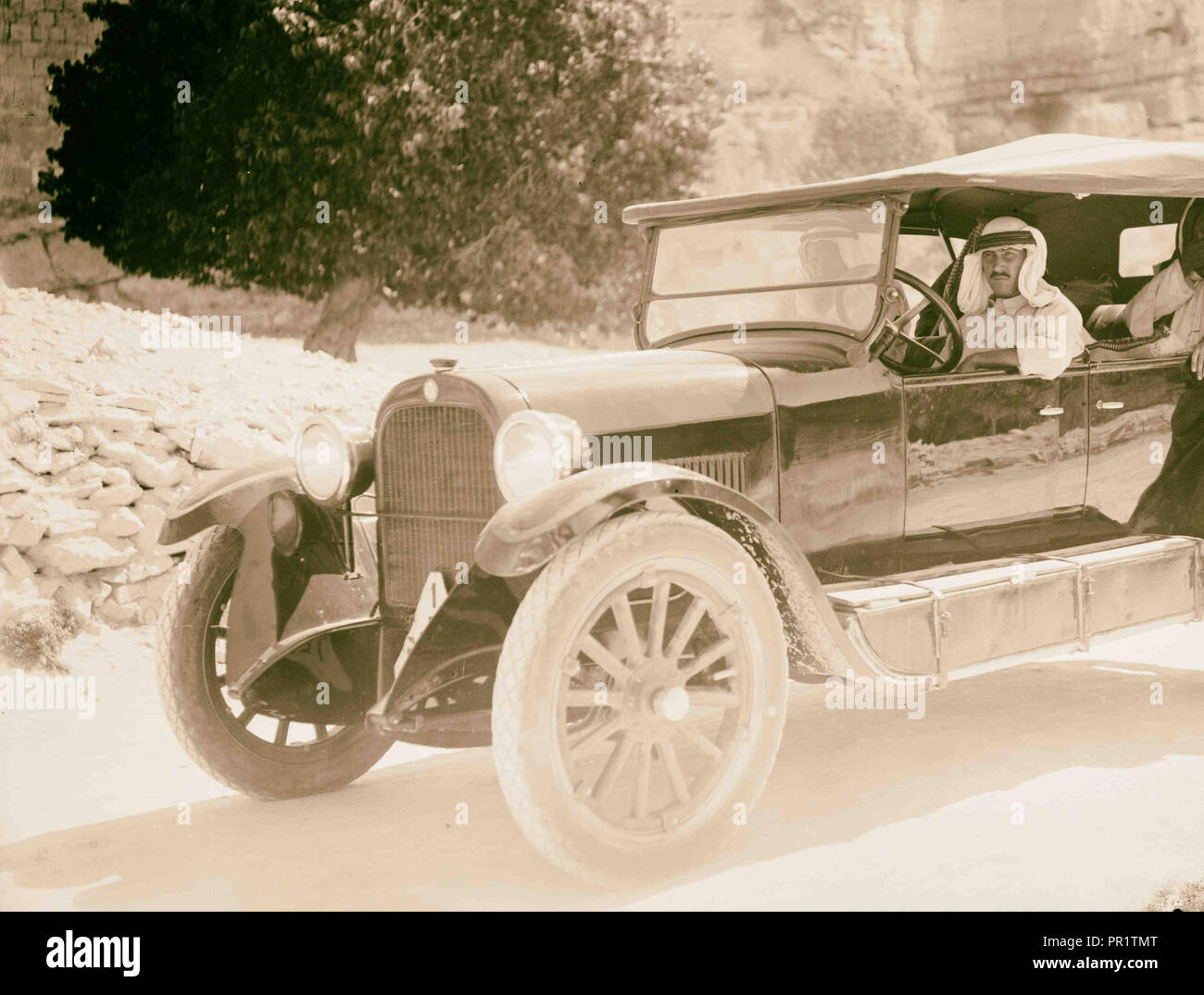3 Arabs and new Dodge 1920, Middle East, Israel and/or Palestine Stock ...