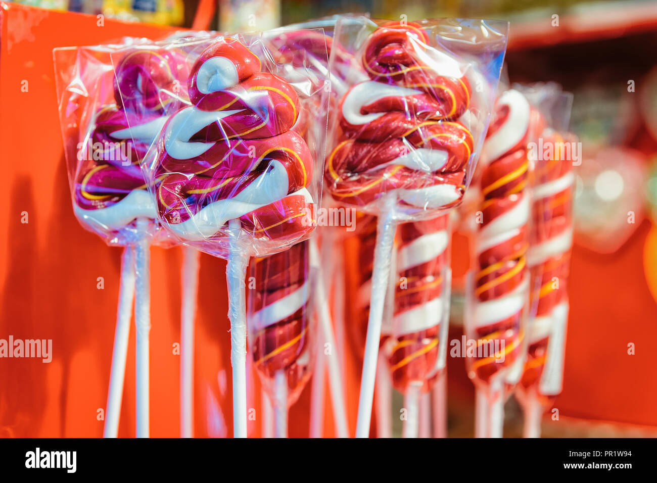 Candy at Christmas Market at Charlottenburg Palace in Winter Berlin ...