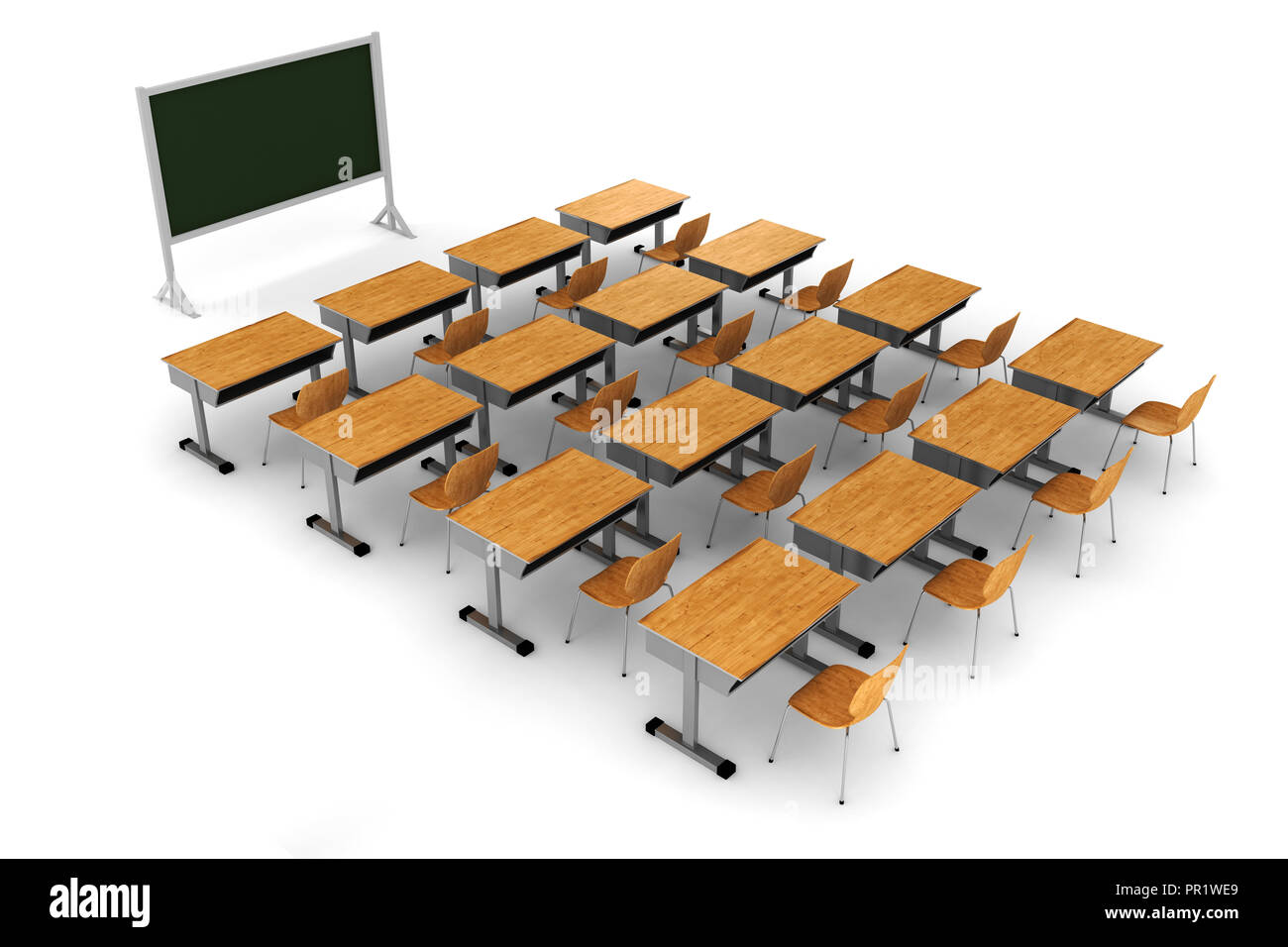 3d classroom hi-res stock photography and images - Alamy
