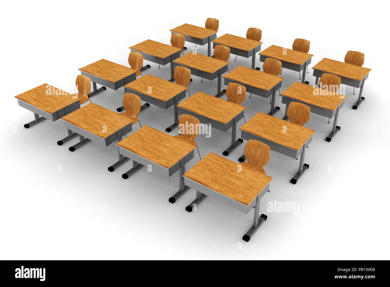 3d classroom hi-res stock photography and images - Alamy