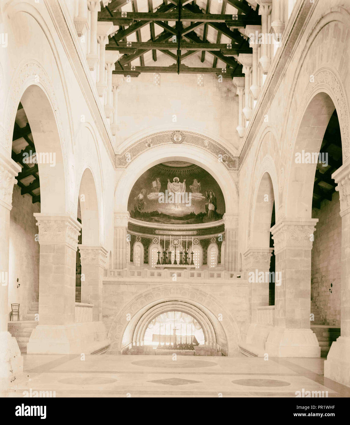 Mt. Tabor & church. 1898, Israel Stock Photo - Alamy