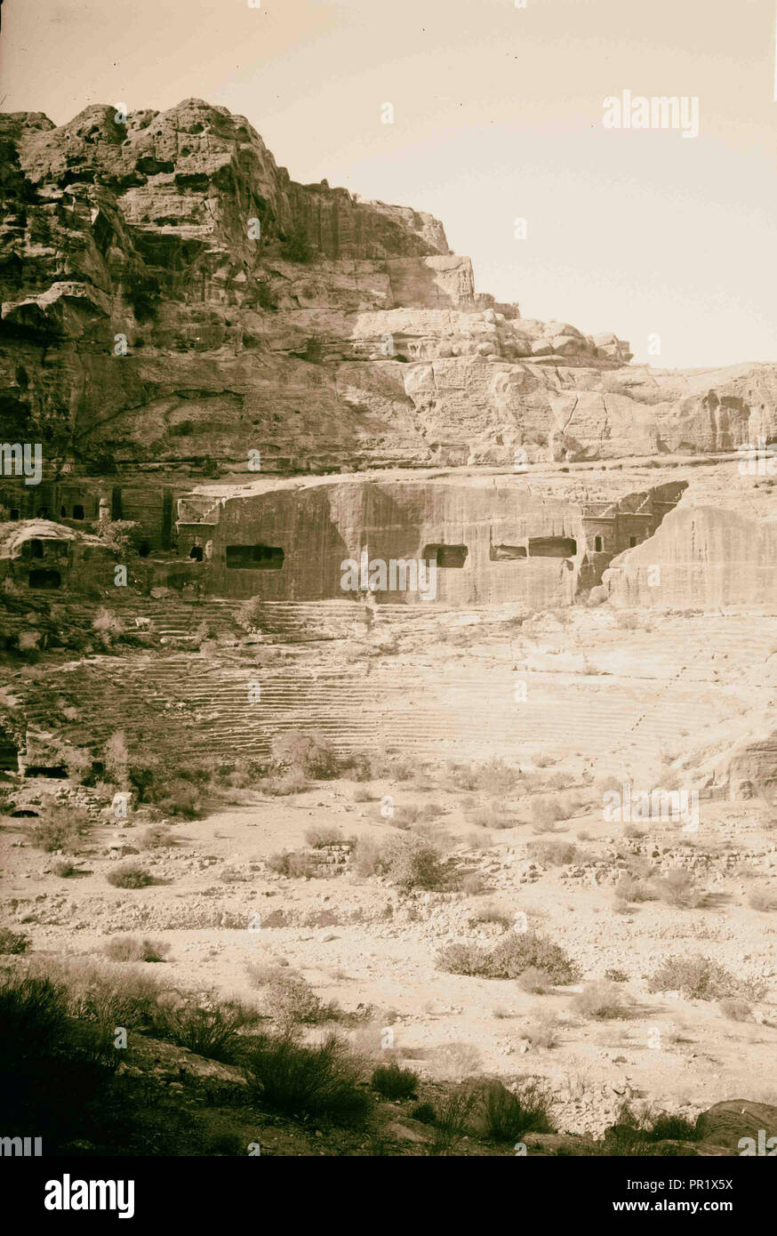 Petra. 1898, Jordan, Petra, Extinct city Stock Photo - Alamy