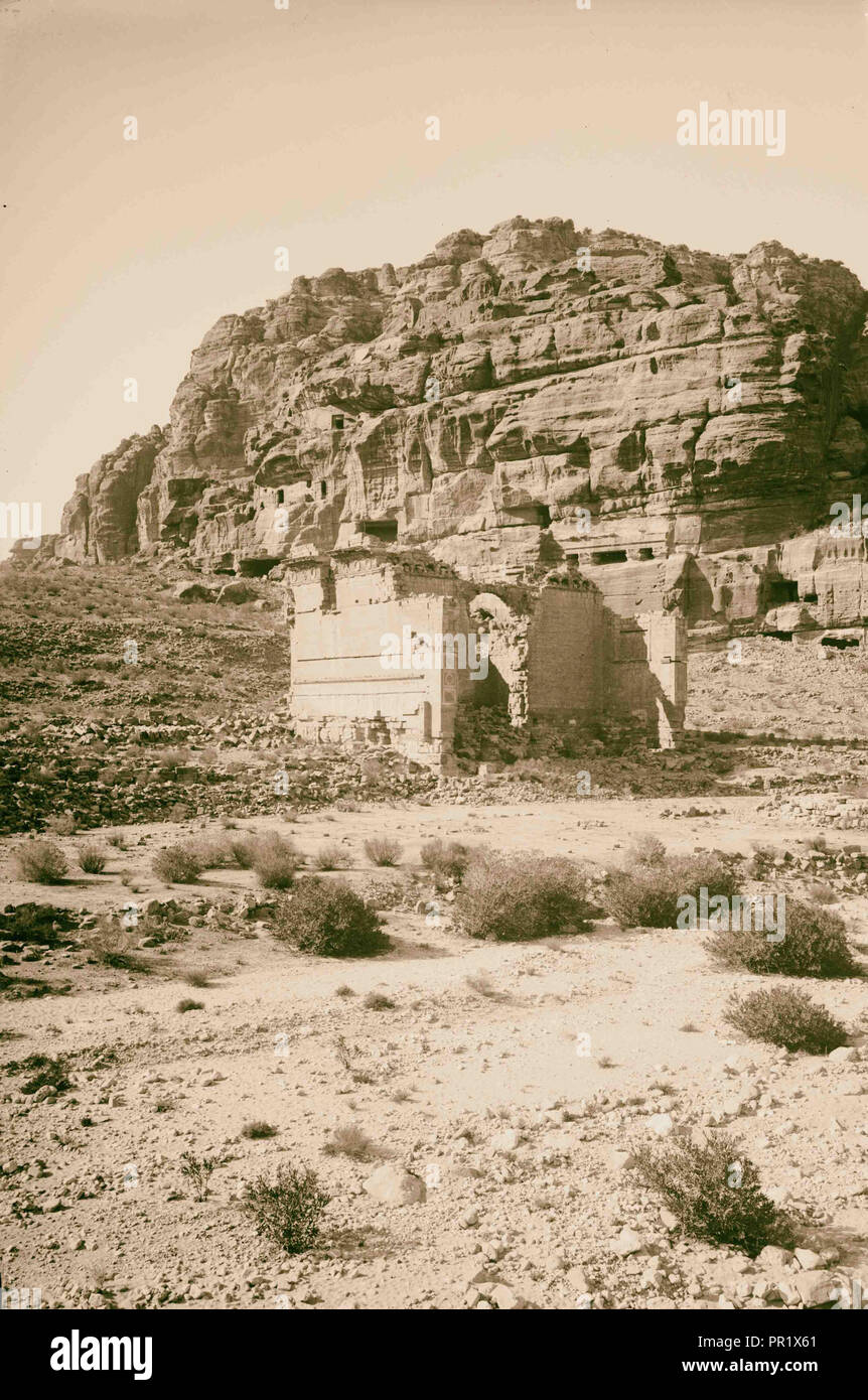 Petra. 1898, Jordan, Petra, Extinct city Stock Photo - Alamy