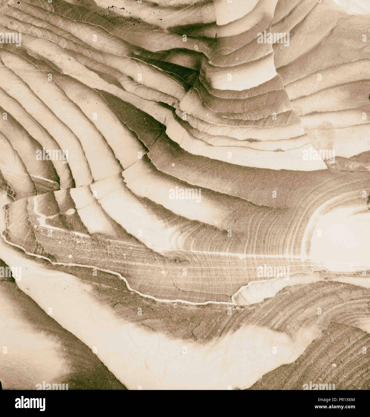 Petra, sandstone formations. 1898, Jordan, Petra, Extinct city Stock ...