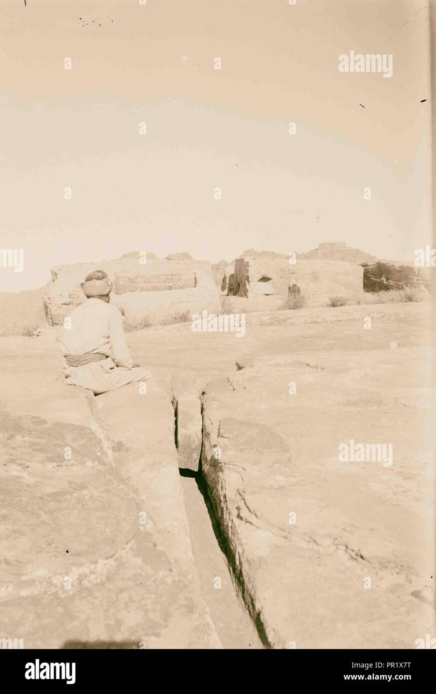 Petra. 1898, Jordan, Petra, Extinct city Stock Photo - Alamy