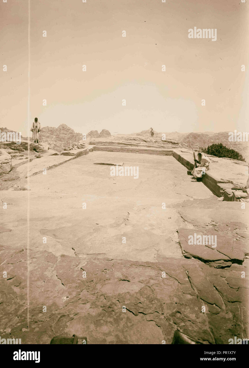 Petra - the high place. 1898, Jordan, Petra, Extinct city Stock Photo ...