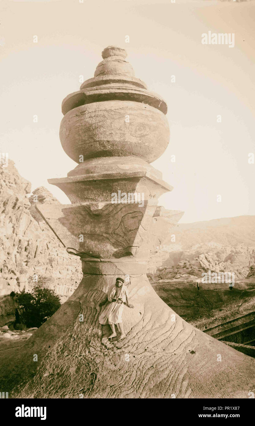 Petra - the urn. 1898, Jordan, Petra, Extinct city Stock Photo - Alamy