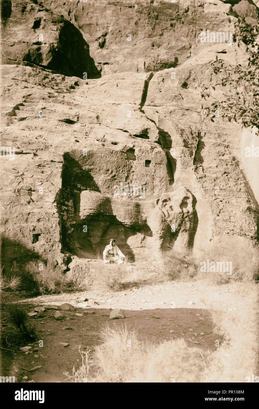 Petra. 1898, Jordan, Petra, Extinct city Stock Photo - Alamy