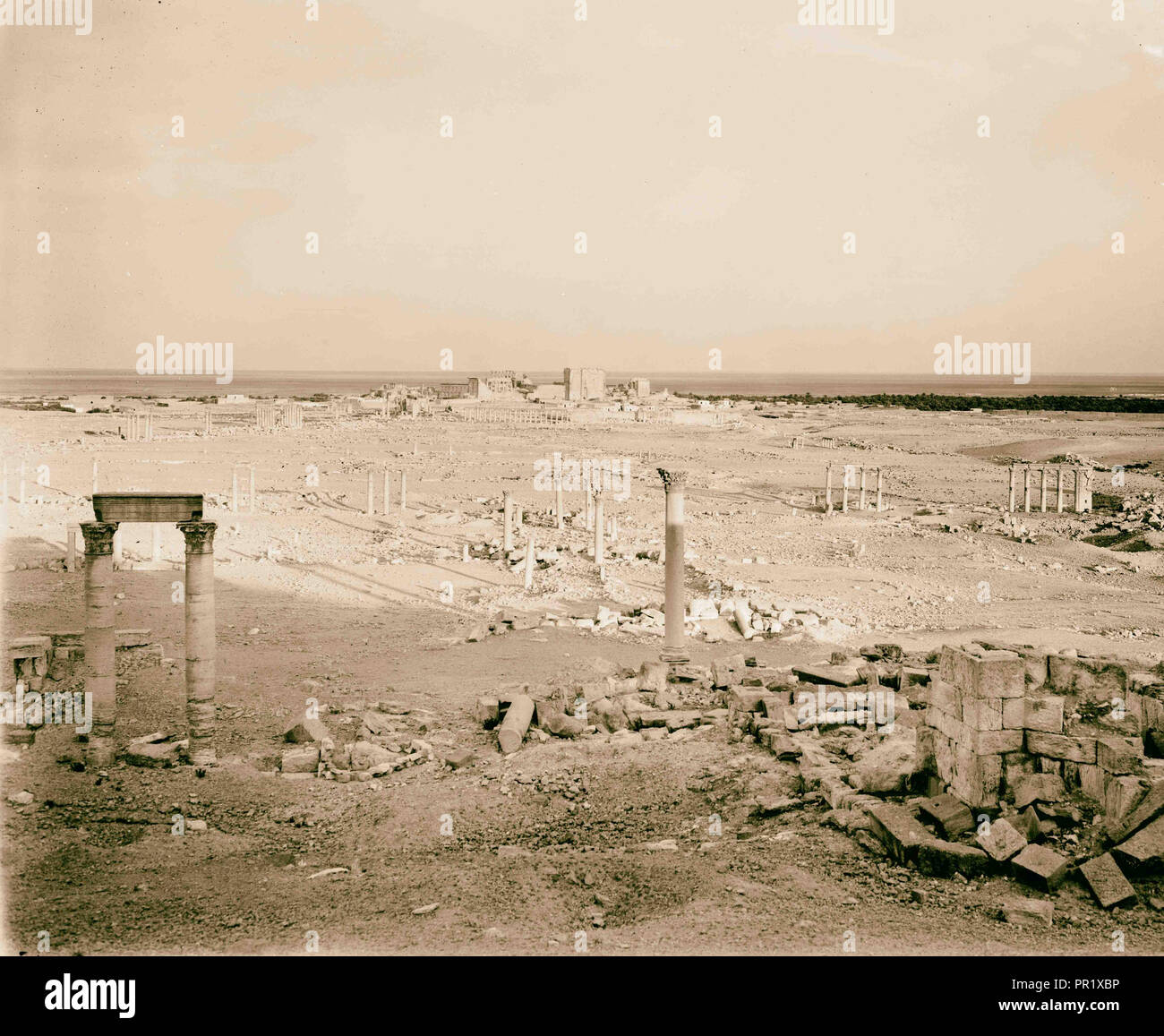 Palmyra. 1898, Syria, Tadmur Stock Photo - Alamy