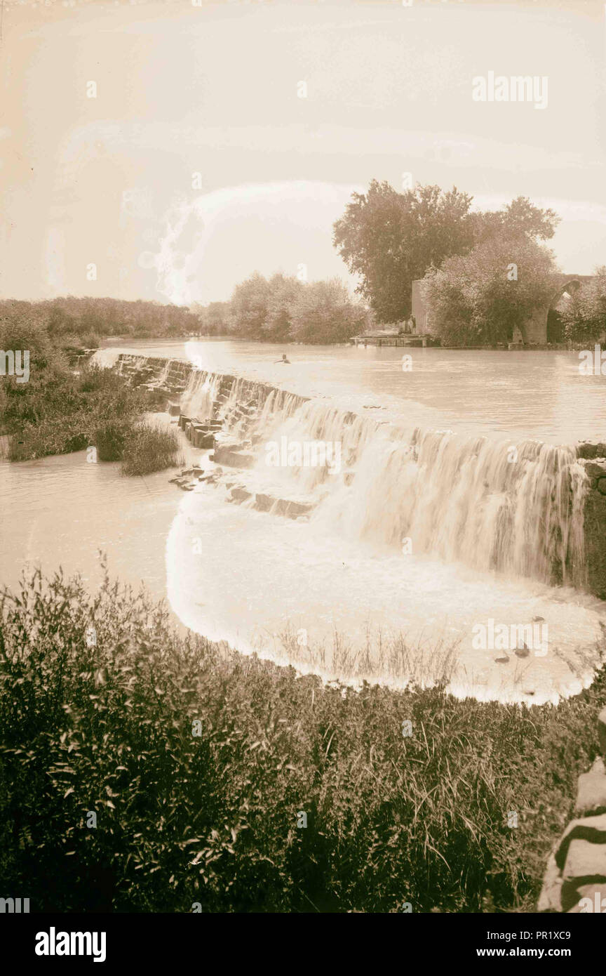 Waterfall, Hama. 1898, Syria, Ḥamāh Stock Photo - Alamy