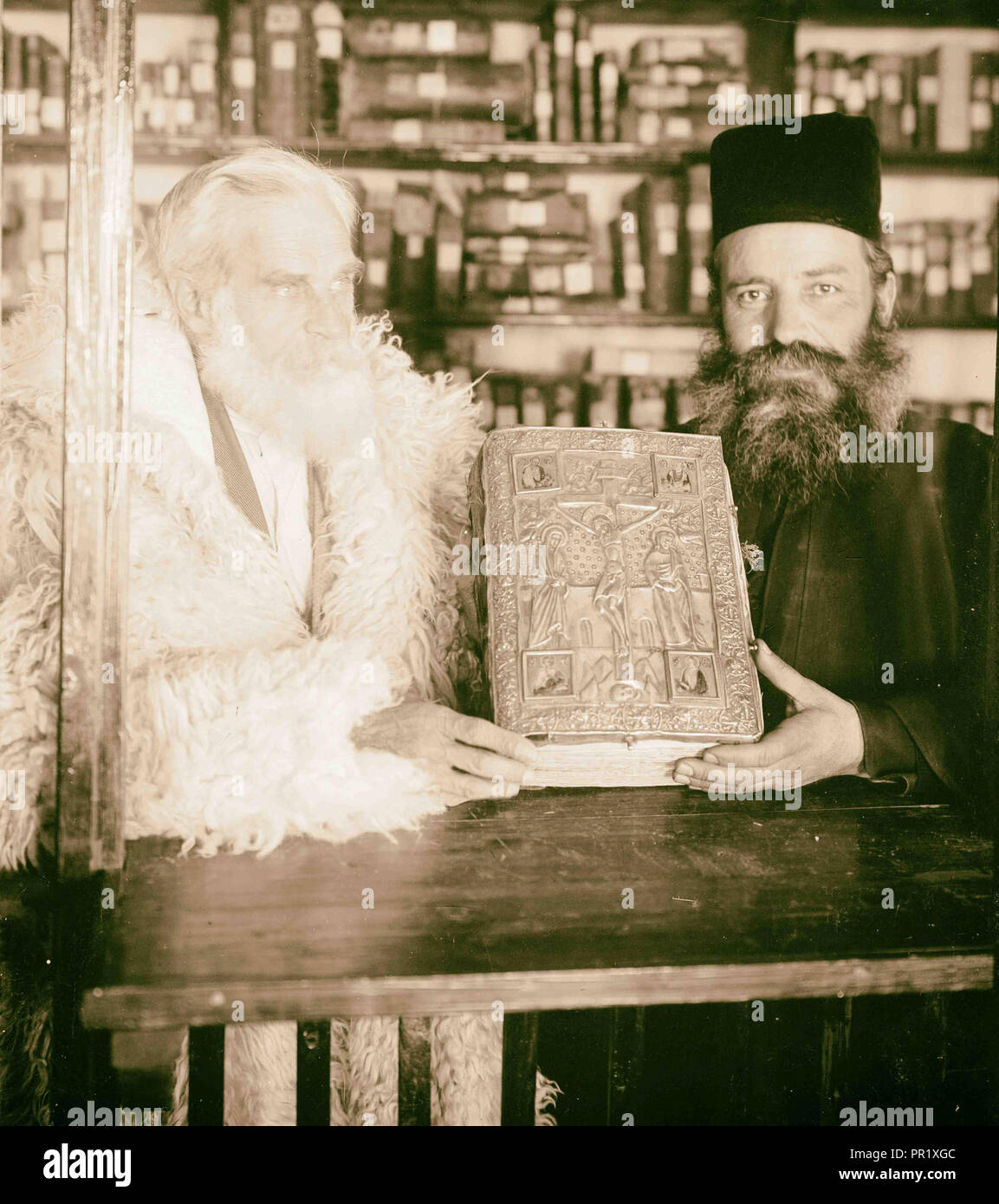 Greek Orthodox priests at St. Catherine's Monastery in the Sinai ...