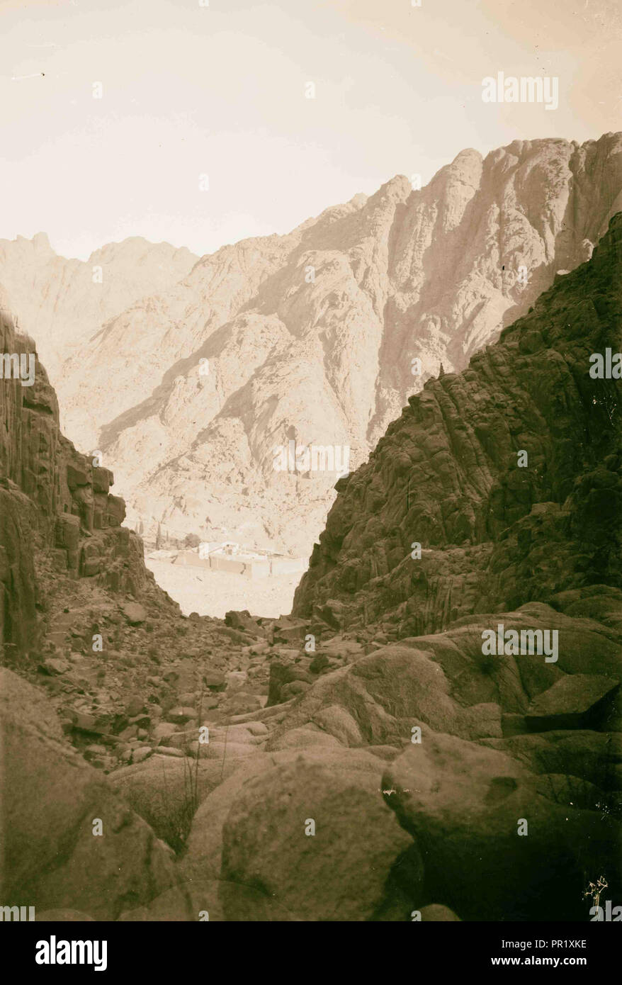 Mt. Sinai. 1898, Egypt, Sinai Stock Photo - Alamy