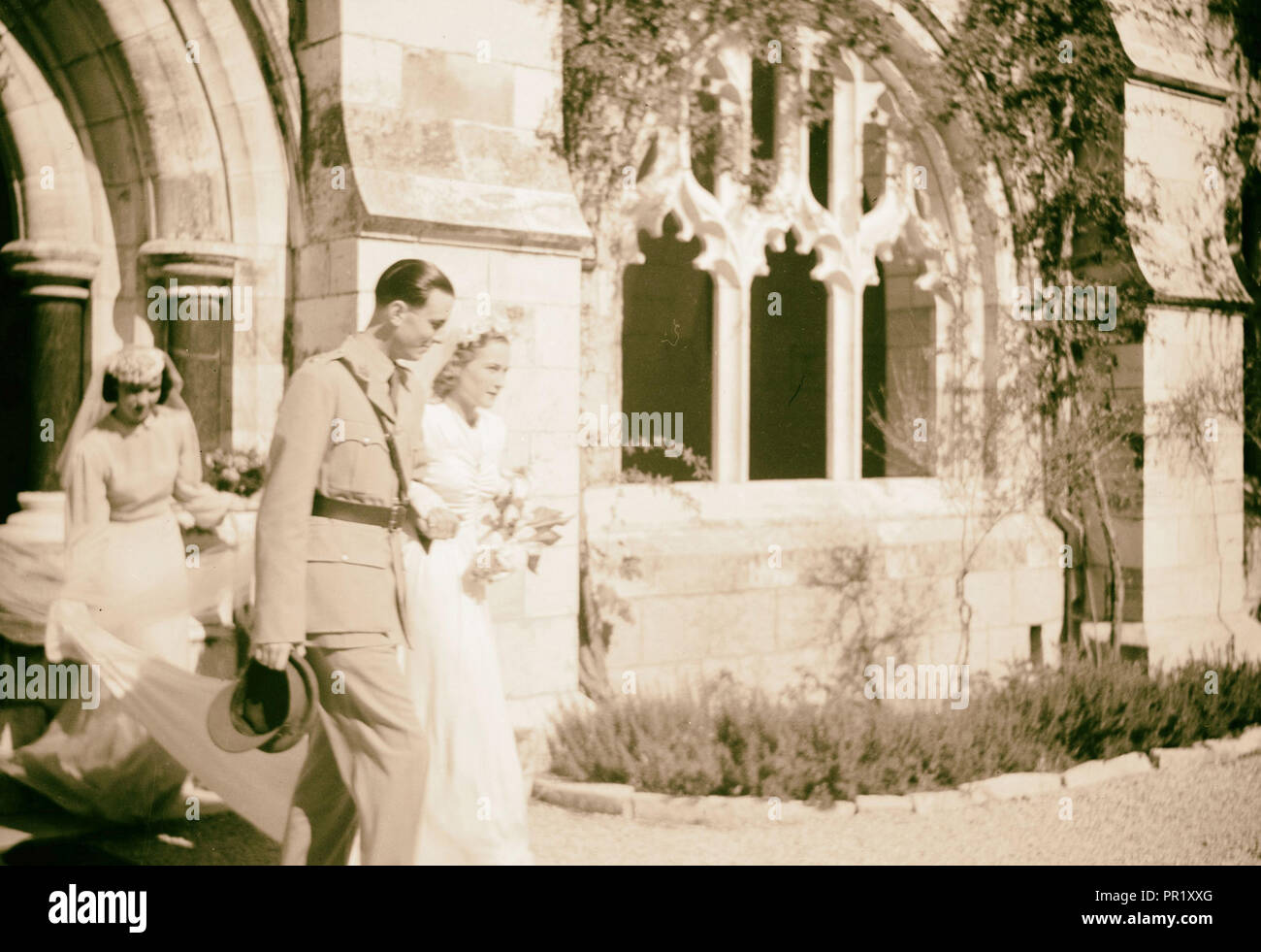 M. Eric Matson, Jerusalem, Matson wedding, 1925 Israel Stock Photo - Alamy