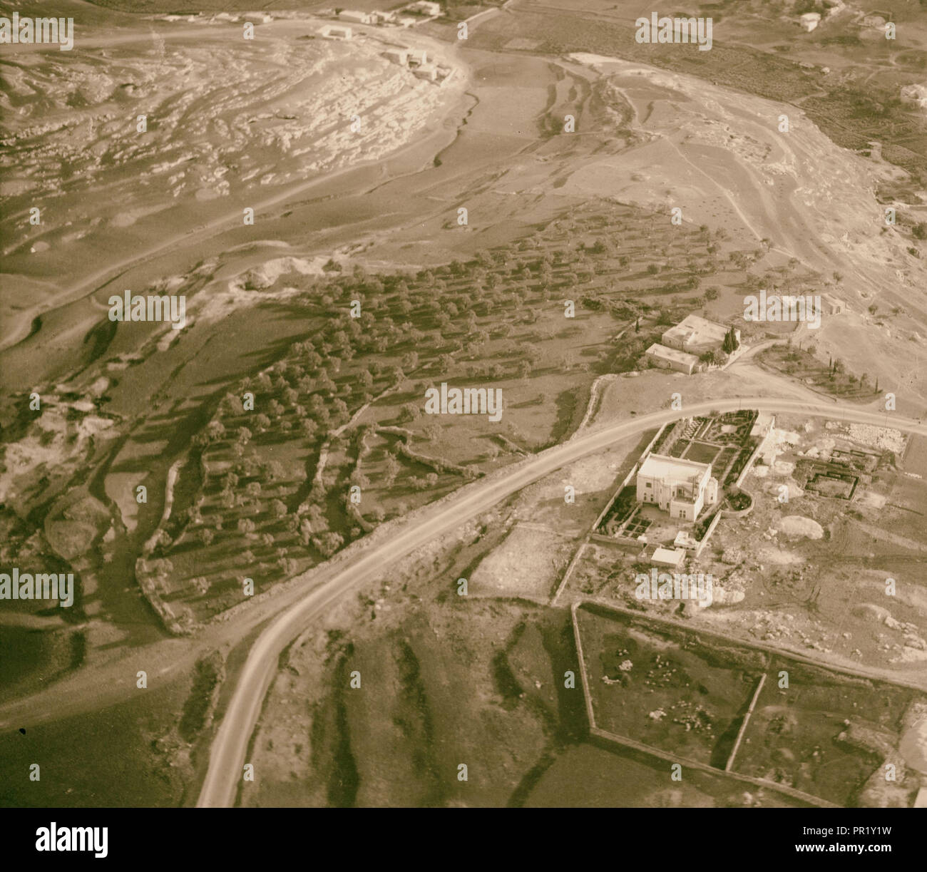 Jerusalem, Mufti's & Antonius house. Photograph shows the palace of ...