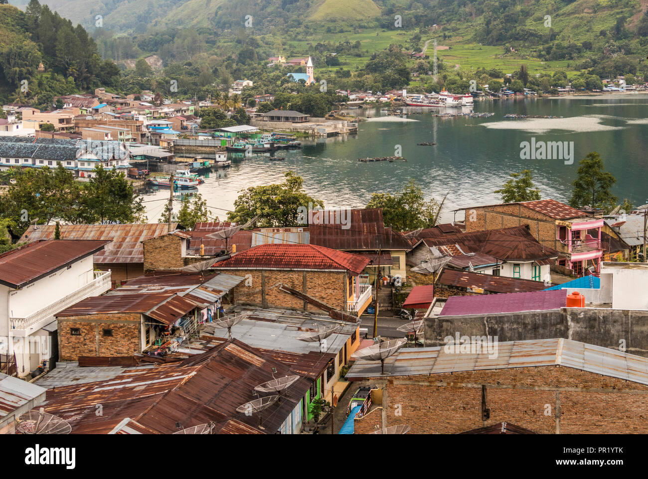 Town parapat lake toba hi-res stock photography and images - Alamy