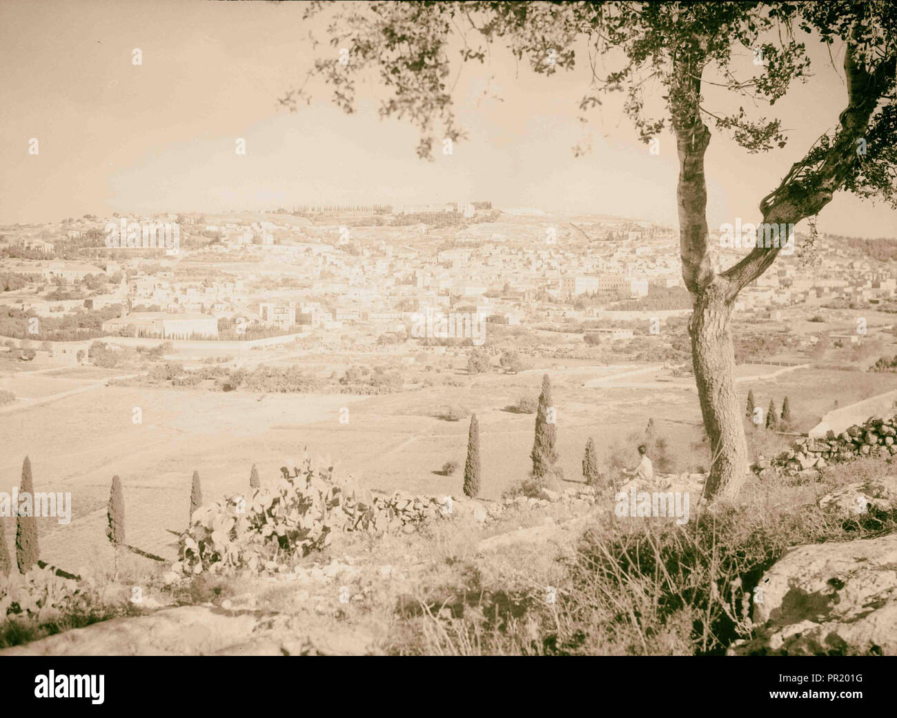 View of Nazareth?. 1925, Israel, Nazareth Stock Photo - Alamy