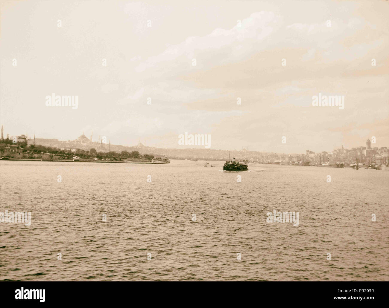 Constantinople. Constantinople on approaching city from S.E. 1900 ...