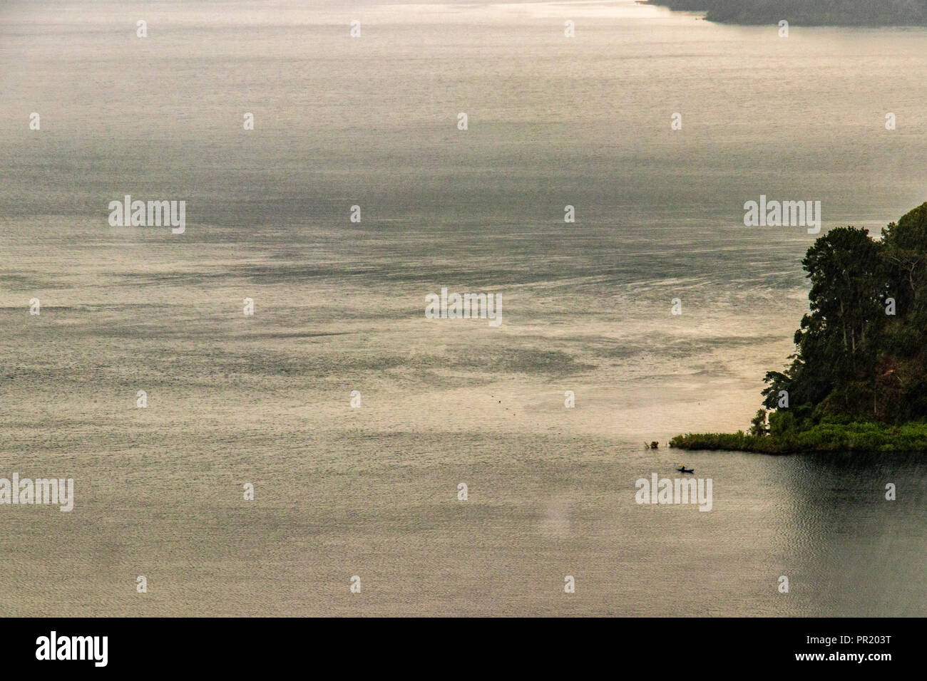 Bad weather on Lake Toba Sumatra Indonesia Stock Photo - Alamy