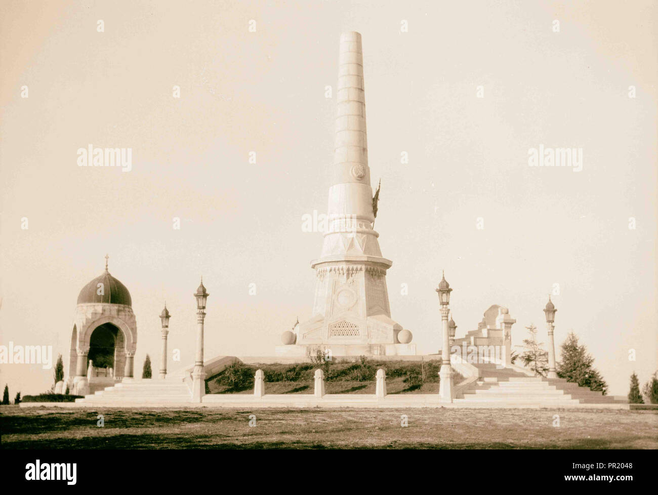 Constantinople. Liberty Monument. Photograph shows the Monument of ...