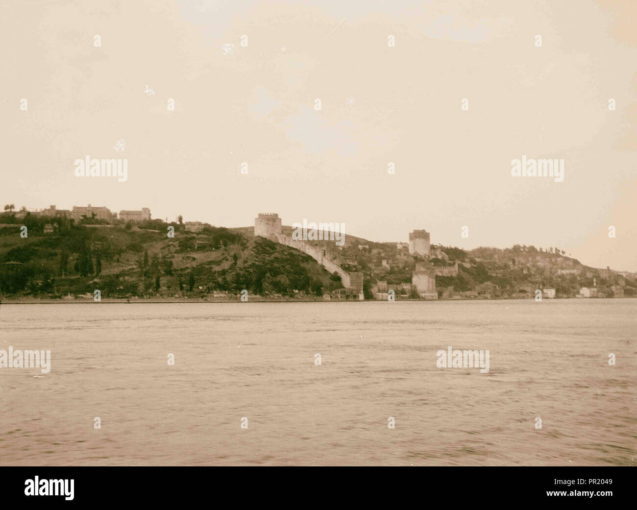 Constantinople. The Roumelli Hissar Fort on the Bosphoros. 1900, Turkey ...
