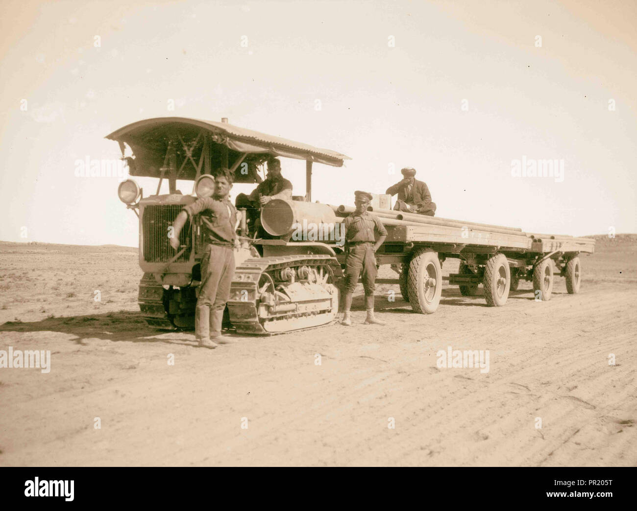 Iraq. Oil wells and camp of the Iraq Petroleum Company. (5 miles S. of ...