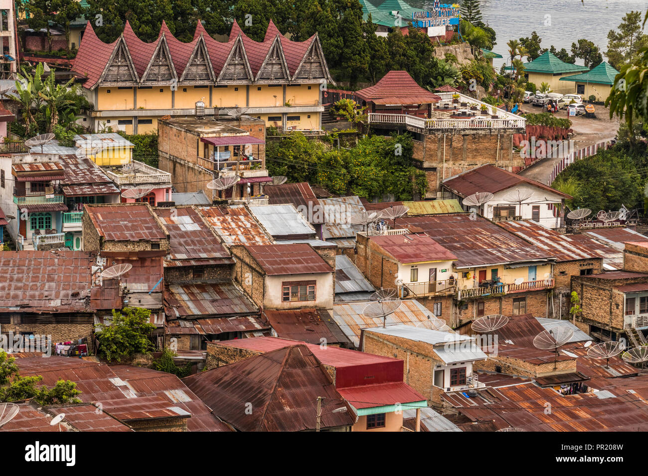 Town parapat lake toba hi-res stock photography and images - Alamy