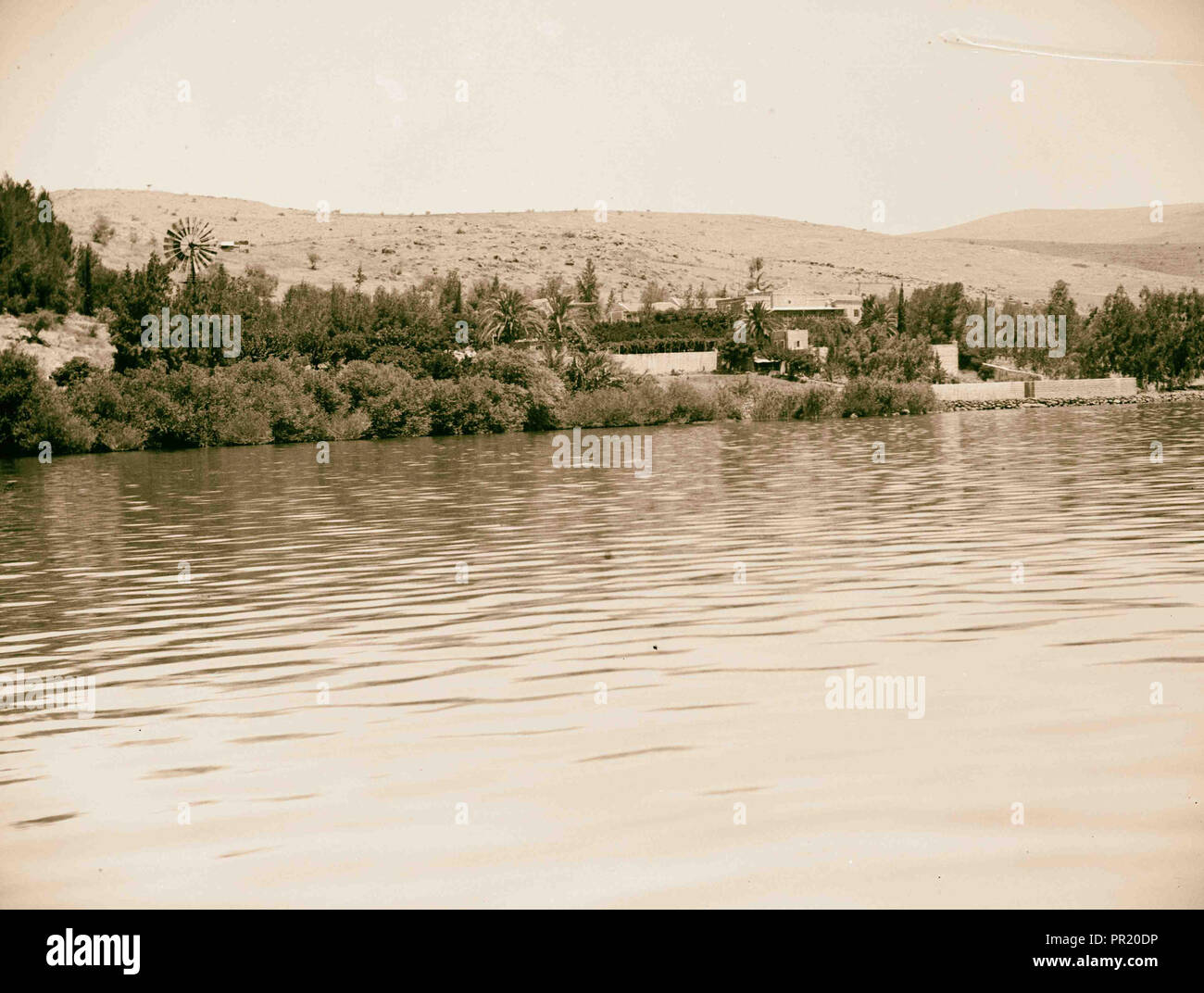Galilee. Tiberias & Hattin. Photo shows Lake Tiberias (Sea of Galilee ...