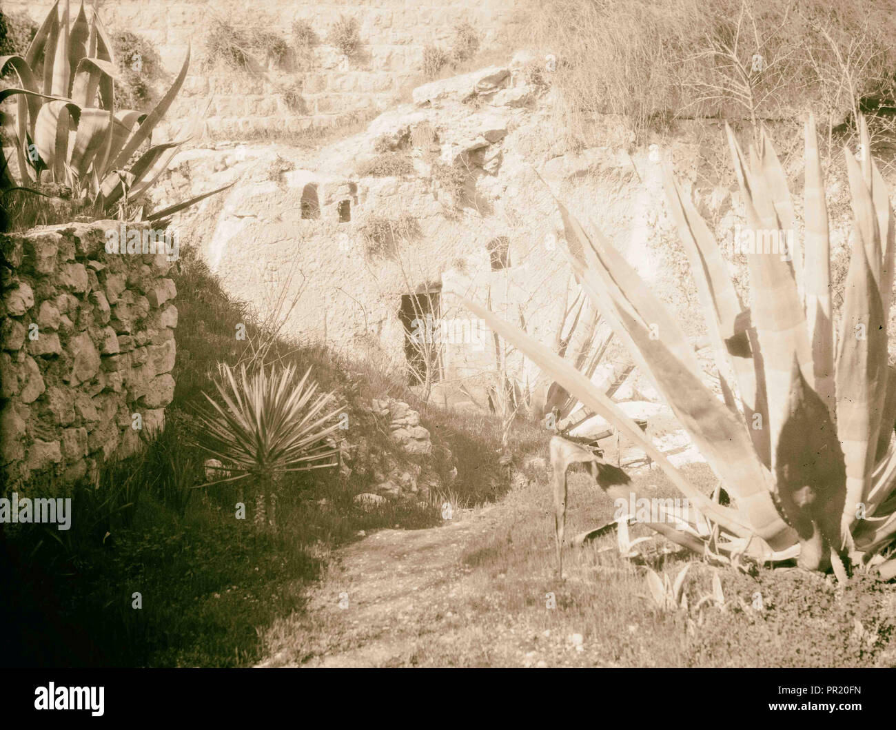 Garden Tomb & Gordon's Calvary 1935, Jerusalem, Israel Stock Photo - Alamy