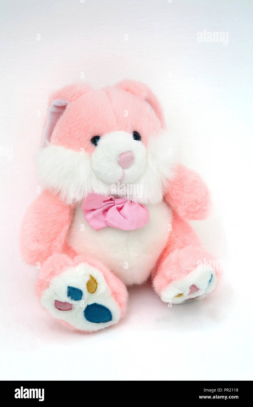 Pink rabbit soft cuddly toy hi-res stock photography and images - Alamy