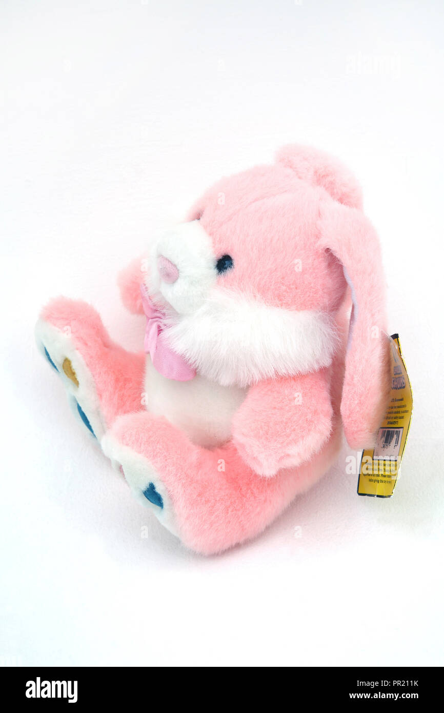 Pink bunny rabbit soft cuddly toy hi-res stock photography and images ...