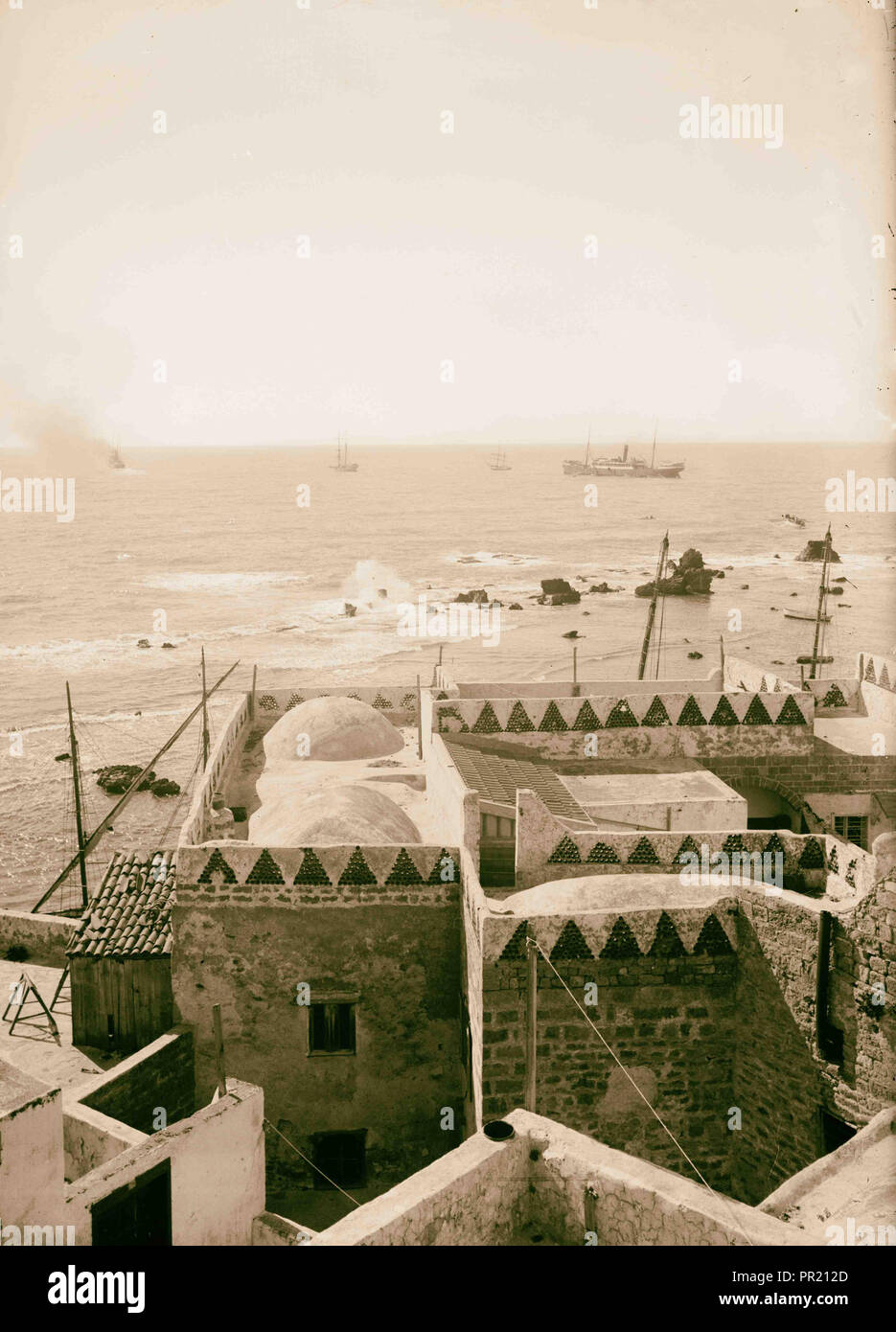 Jaffa (Joppa) and environs. View from the roof of Simon the Tanner's ...