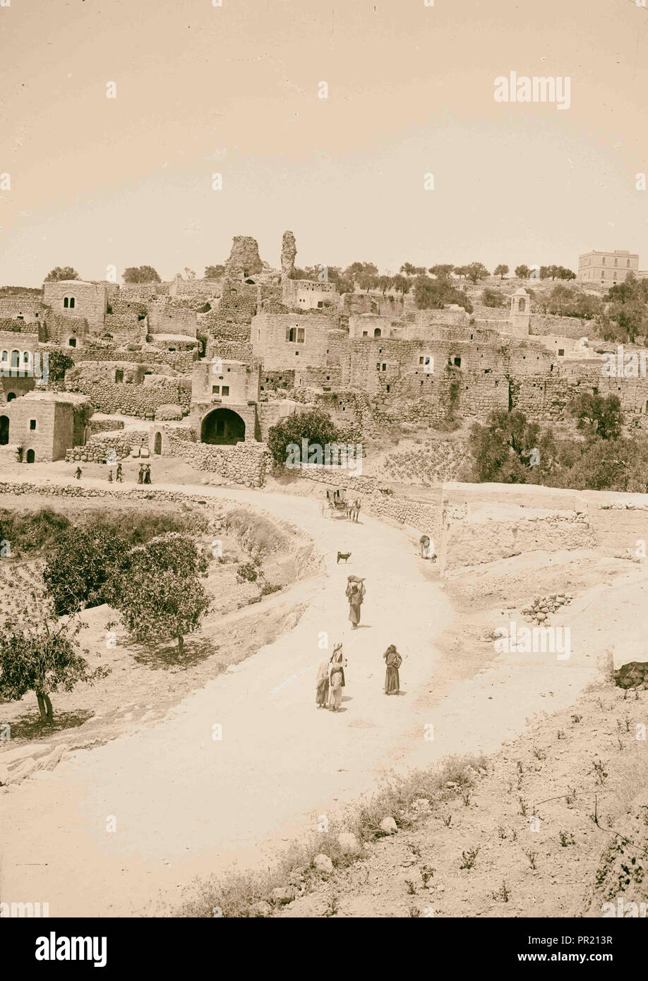 Mount of Olives, Bethany from the carriage road. 1900, West Bank ...