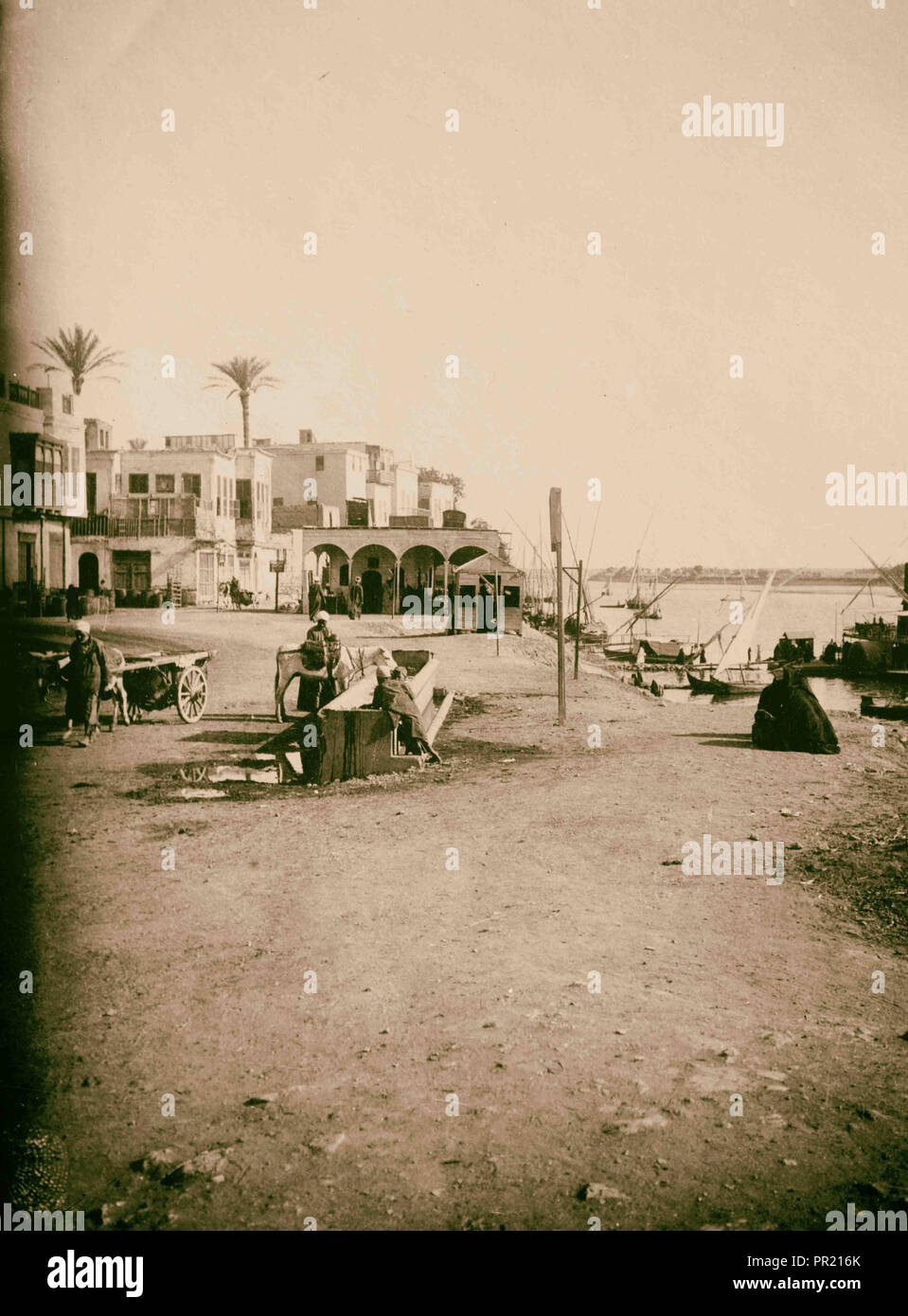 Egyptian views. Cairo (Masr). Scene in old Cairo. 1900, Egypt, Cairo ...