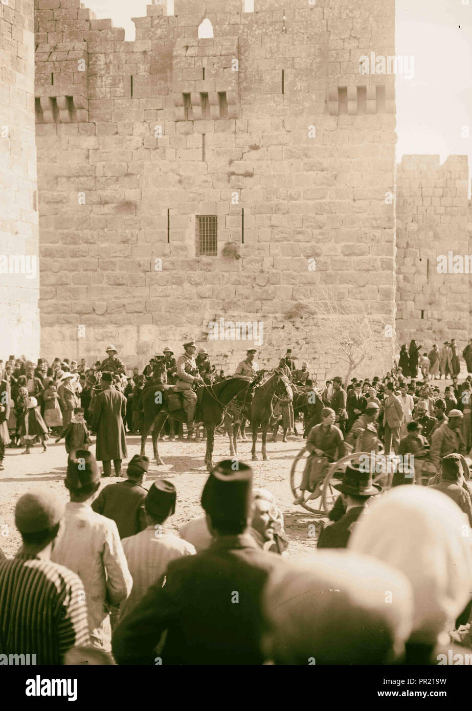 The surrender of Jerusalem to the British, December 9, 1917 Brig. Gen ...