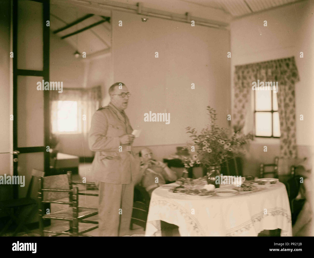 Y.M.C.A. celebration at Beit Nabala on May 21, '44. Opening of 'Y' huts ...