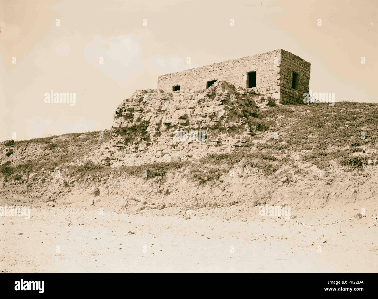Caesarea. (Kaisarieh). Section of the Roman south wall or the Road ...
