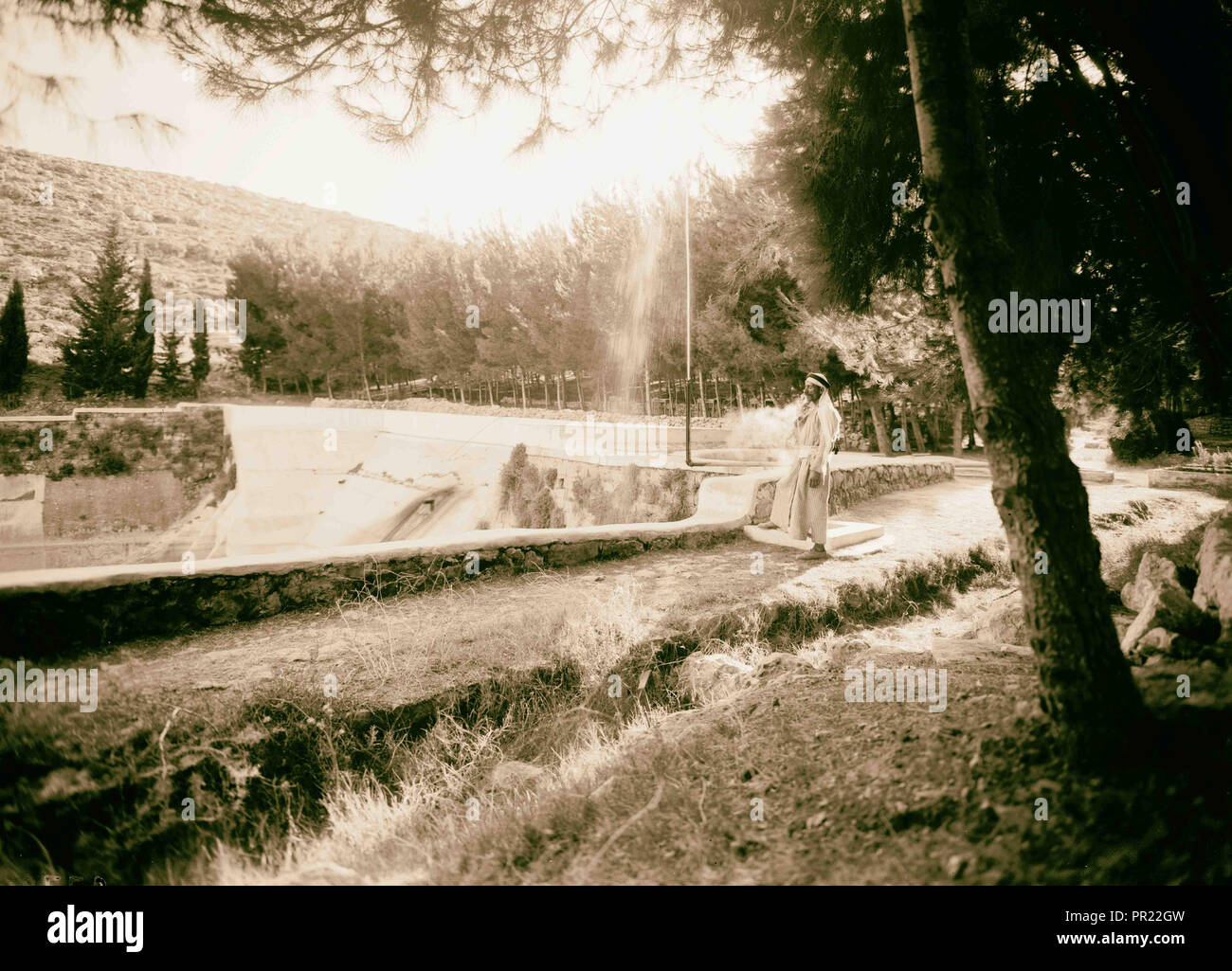 Solomon's Pools & ancient aqueducts In the pine grove at upper end of ...