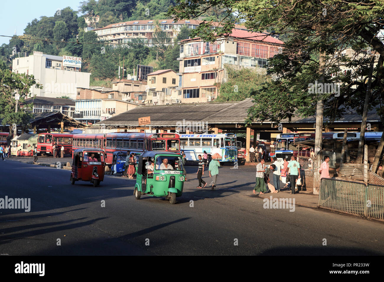 Sri lanka kandy bus station hi-res stock photography and images - Alamy