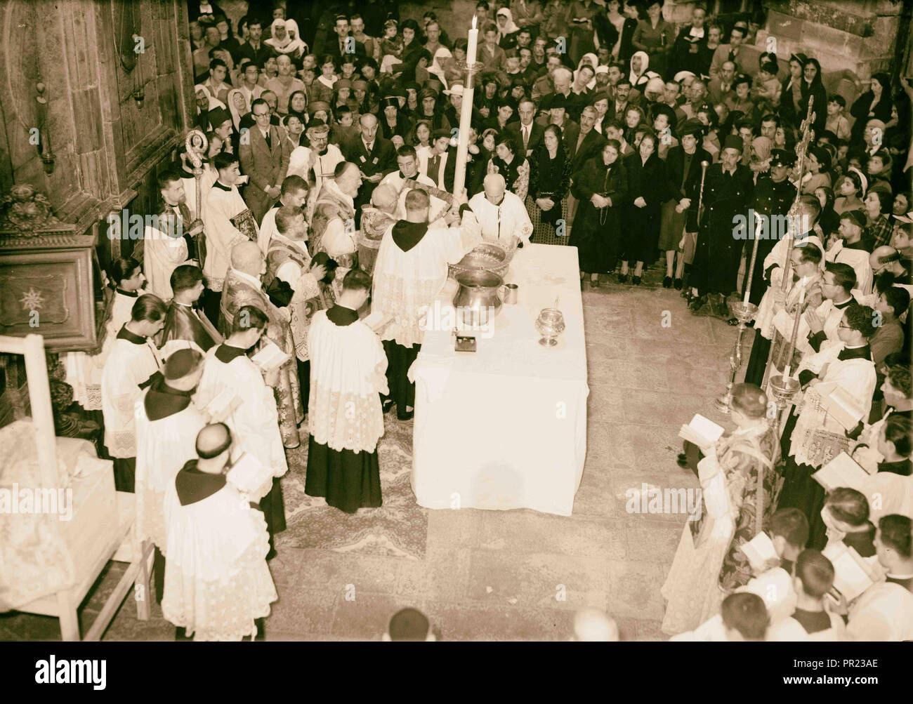 Calendar of religious ceremonies in Jerusalem Easter period 1941 Holy ...