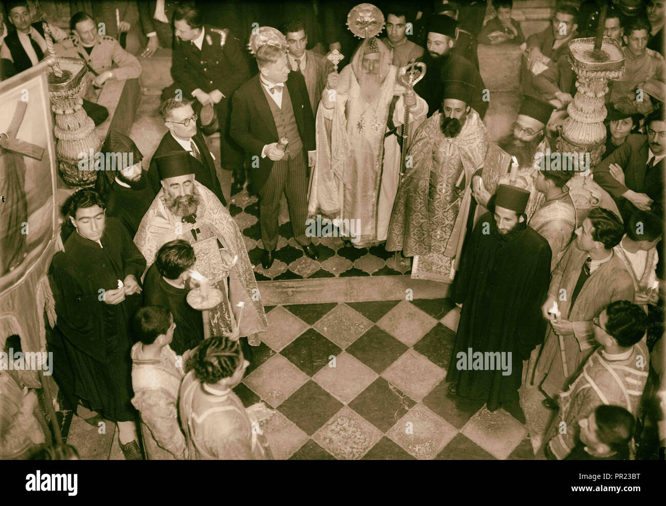 Calendar of religious ceremonies in Jer. [i.e., Jerusalem] Easter ...