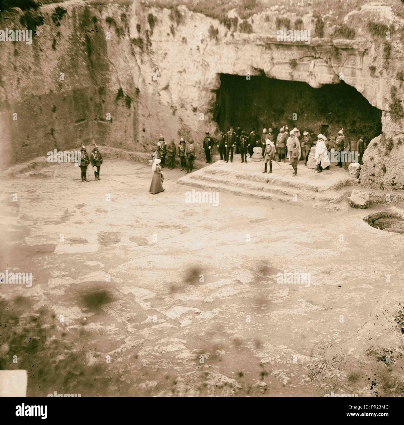 State visit to Jerusalem of Wilhelm II of Germany in 1898 Visiting Tomb ...
