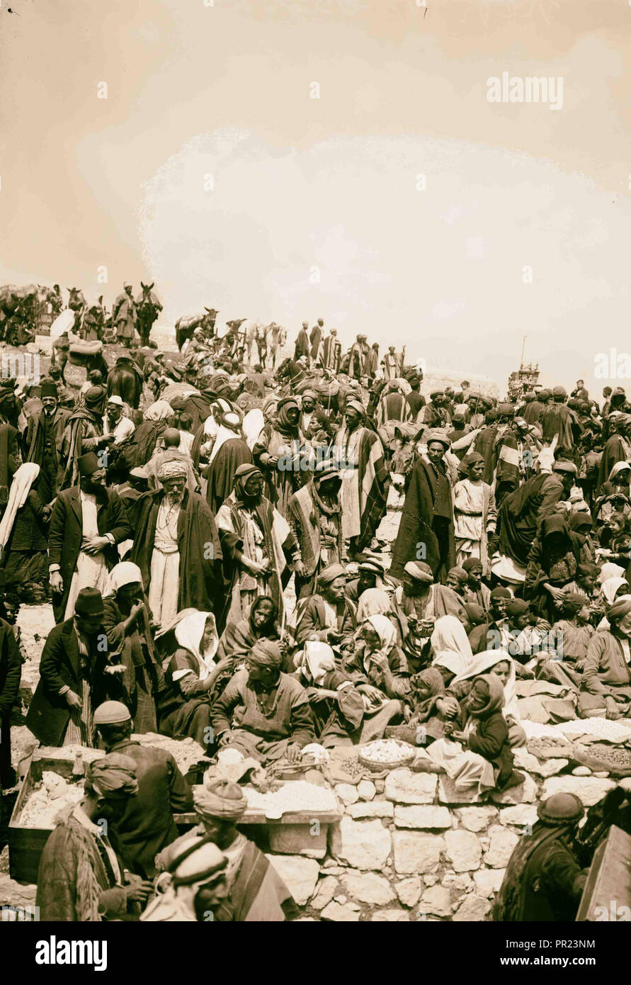 Neby Moussa, Nebi Musa 1898, Middle East Stock Photo - Alamy