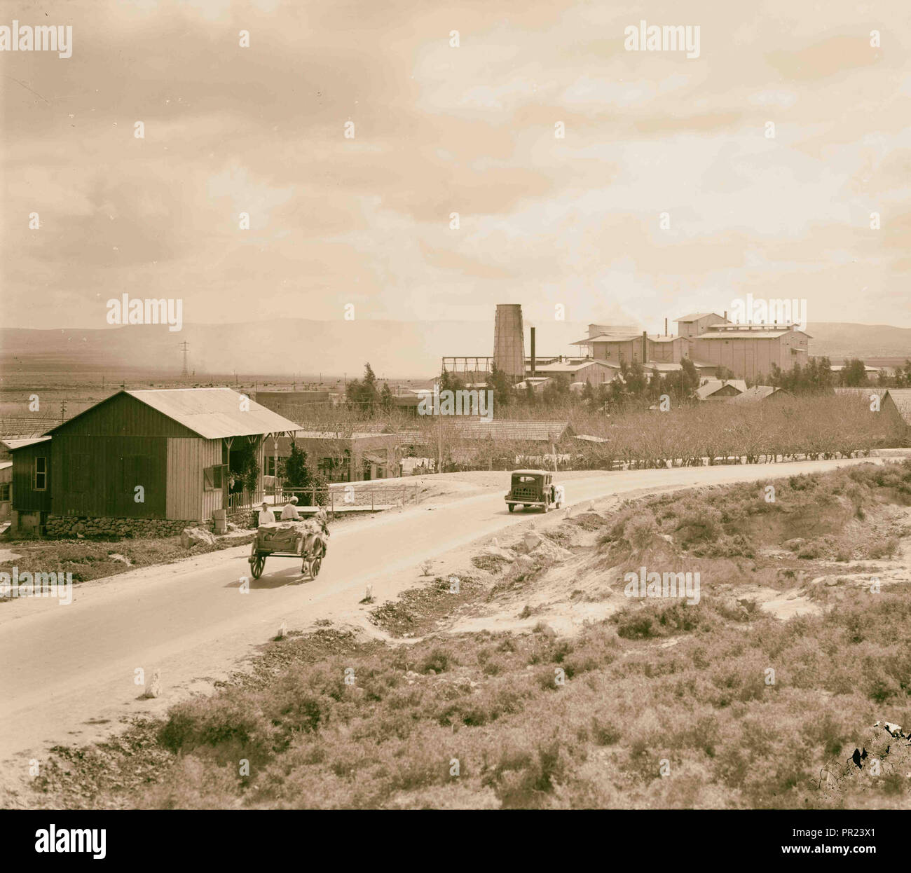 Nesher cement works, Haifa. 1898, Israel, Haifa Stock Photo - Alamy