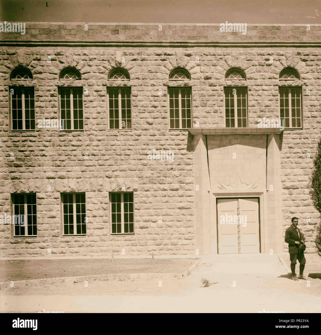 Balfour at Jewish colonies 1925, Israel Stock Photo - Alamy
