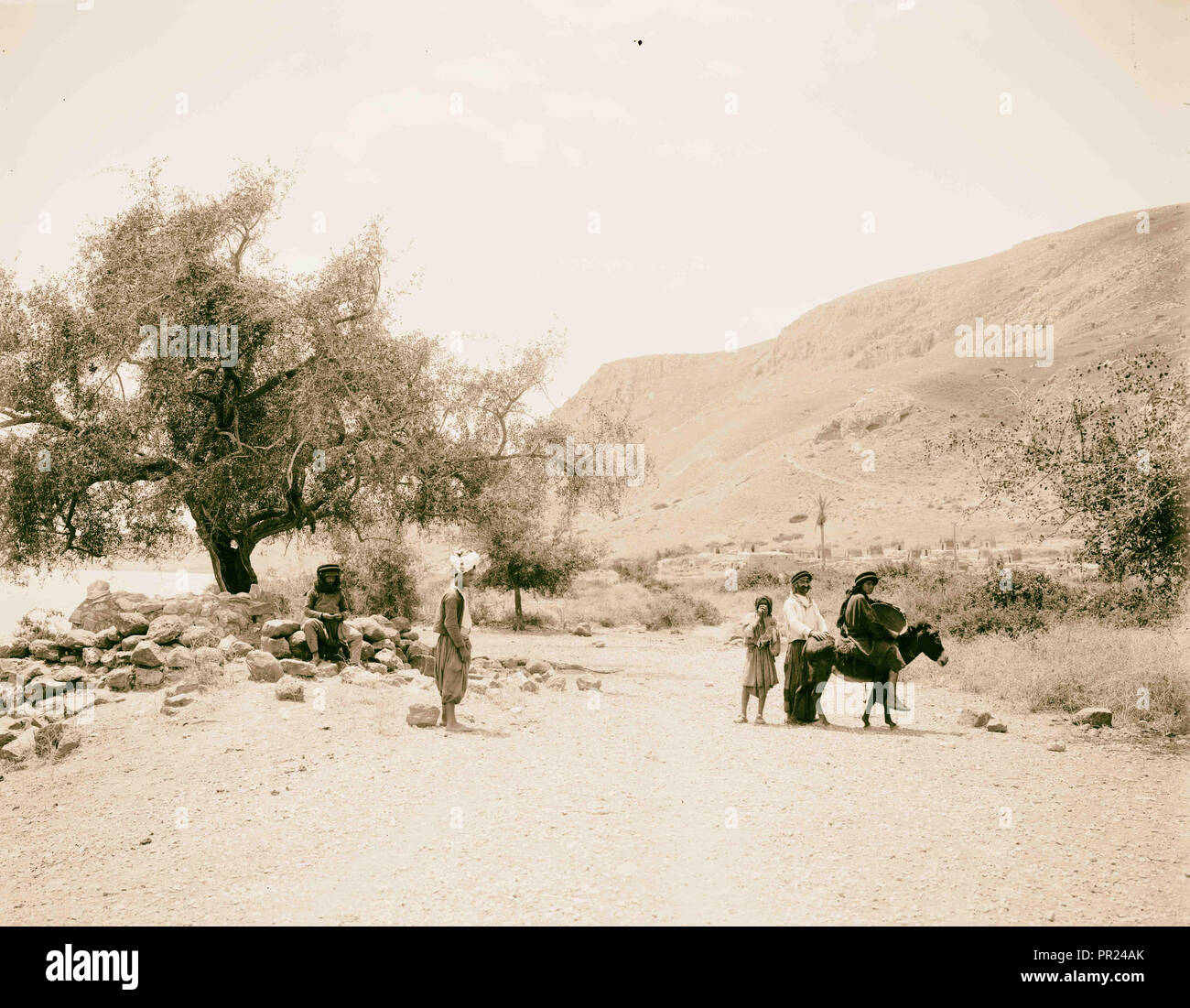 Northern views. Magdala (Mejdel). 1898, Israel, Migdal Stock Photo - Alamy